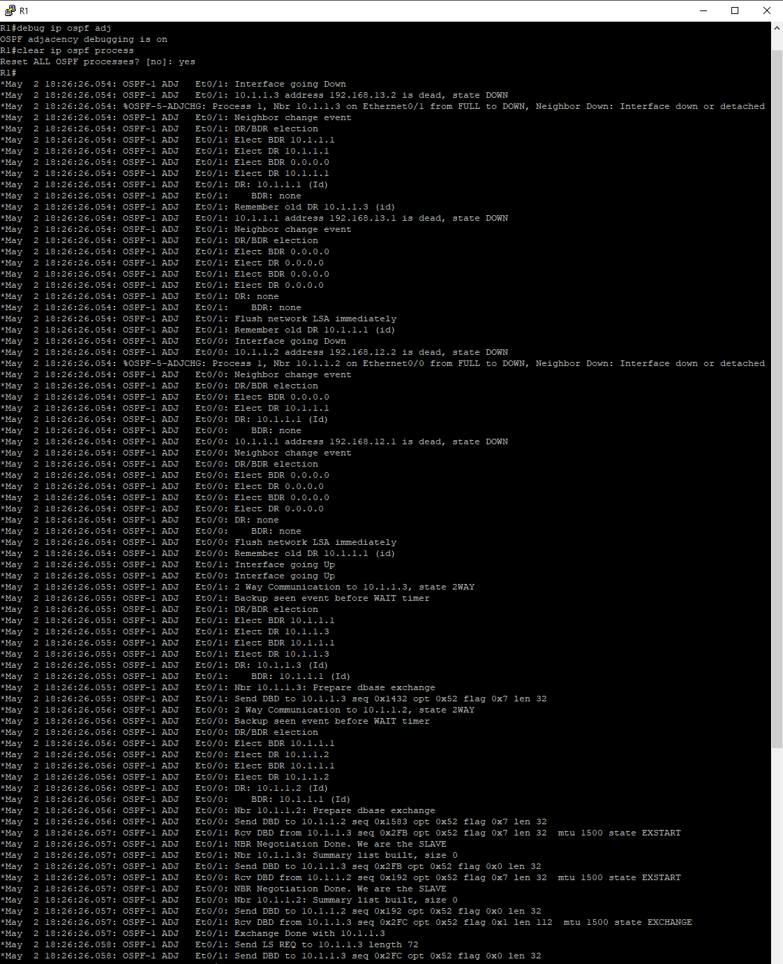 Basic OSPF Lab – JoelRivera.com